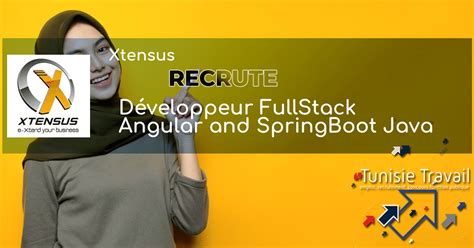 xtensus recrute développeur fullstack angular and springboot java