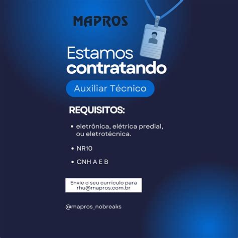 Vagasabertas Trabalheconosco Oportunidadesdecarreira Mapros