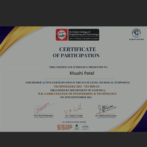 Khushi P On Linkedin Found An Old Achievement