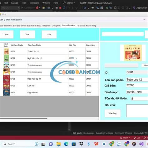 Phần Mềm Quản Lý Cửa Hàng Kinh Doanh Sách Csdl Sql Sever Mô Hình 3 Lớp