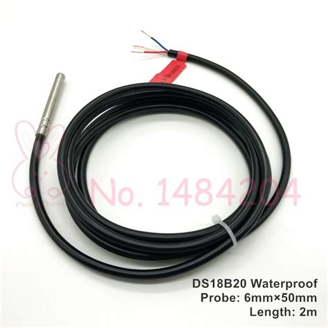 Waterproof Ds18b20 Digital Temperature Sensor 6mm Grandado