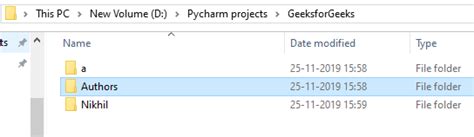 Delete An Entire Directory Tree Using Python Shutilrmtree Method Geeksforgeeks