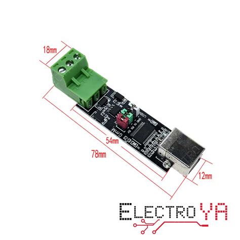 Módulo Usb A Ttlrs485 Comunicación Confiable Y Versátil Electroya Robótica Y Electrónica