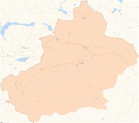 Xinjiang Map