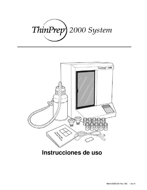 Caracteristicas Thinprep 2000 Instrucciones De Uso Uso Previsto El