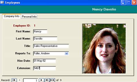Vba Microsoft Access 97 Columnar Form View With Multiple Results On