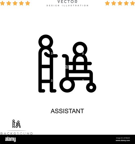 Assistant Icon Simple Element From Digital Disruption Collection Line