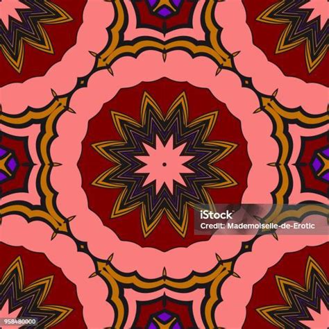 꽃 장식의 완벽 한 텍스처입니다 벡터 일러스트입니다 인테리어 디자인 인쇄 웹 및 섬유에 대 한 꽃 식물에 대한 스톡 벡터 아트