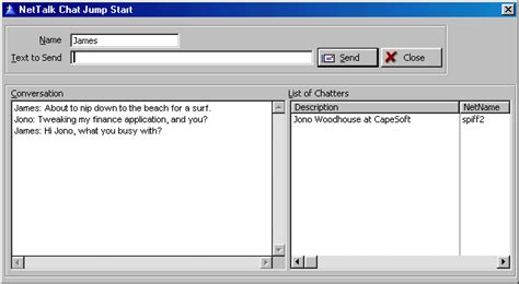 Nettalk Document Two Nettalk Objects And The Nettalk Protocol