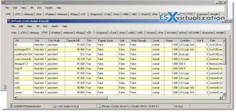 RVTools For VMware Version 3 4 ESX Virtualization
