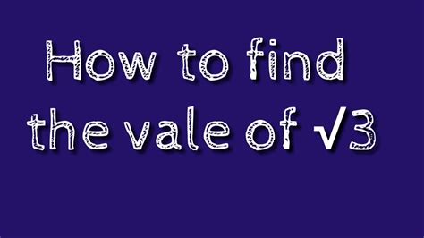 How To Find The Value Of Root Find The Value Of Square Root SHSIRCLASSES YouTube