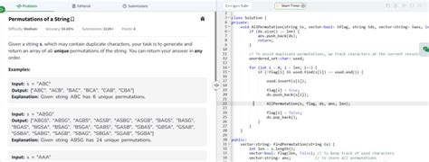 generate all unique permutations of a string using backtracking aashish raj posted on the