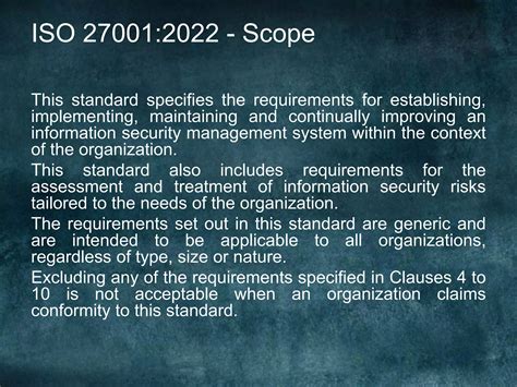 Iso 270012022 Standardpresentationpdf