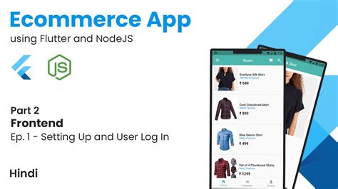 Ecommerce App Using Flutter And Nodejs Part 2 Frontend Ep 1
