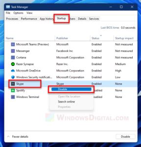 How To Uninstall Skype Or Disable It On Startup In Windows