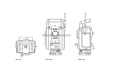 Total Station Free Cad Drawings
