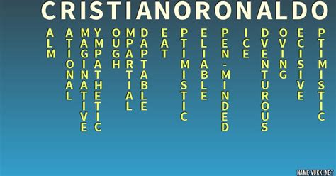 The Meaning Of Cristiano Ronaldo Name Meanings
