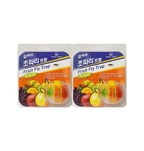 킬파프 초파리트랩x2개 날파리퇴치 무독성 해충제거 티몬