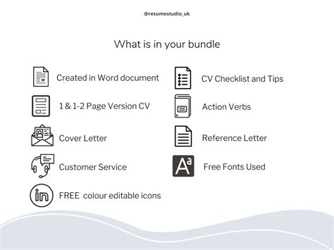Template Resume Word CV CV With Photo CV Template Modern Etsy