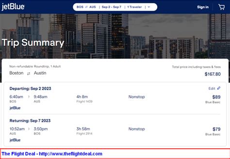 Jetblue Boston Austin Texas And Vice Versa 168 Basic Economy