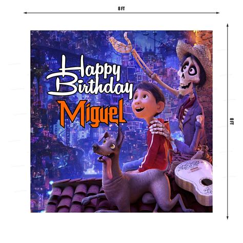 Coco Theme Customized Square Backdrop Party Supplies Online Party Supplies India