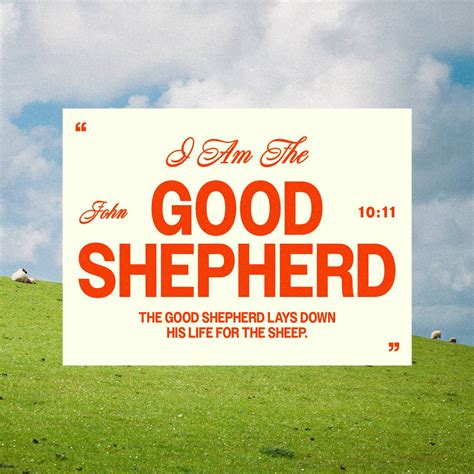John 1011 15 Kjv I Am The Good Shepherd The Good Sh Youversion