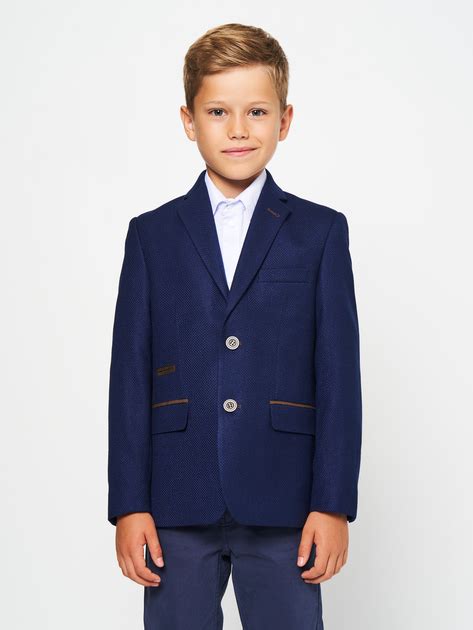 Підлітковий піджак для хлопчика West Fashion А136А 164 см Синій 0120180523000028 Брендовий