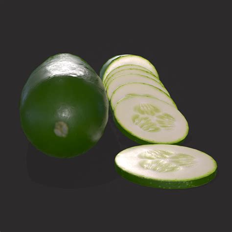 Cucumber Veggie 3d Model By Get Dead Entertainment