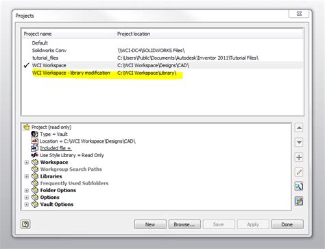 Solved Common Parts Library Iparts Autodesk Community