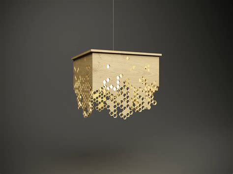 Wood Parametric Ceiling Lamp For Cnc Machine 3d Model By Malibusan