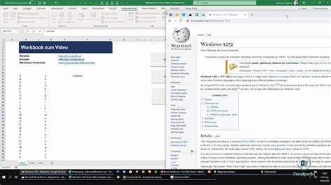 Alphabet A Z Per Makro In Excel Einfügen I Excelpedia Youtube