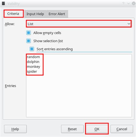 Create Drop Down Menulist In Spreadsheet Column English Ask