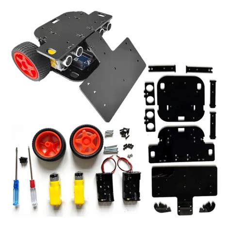 Kit Chasis Robot Sumo Carro Proyectos Arduino Robotica Diy Envío Gratis