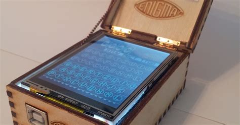 arduino enigma machine simulator wood case assembly instructions