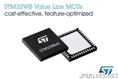 New Stm32wb Wireless Microcontrollers From Stmicroelectronics Delivered In A New Affordable