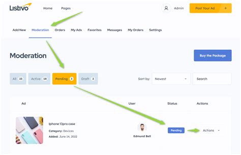 Moderation How It Works And How To Enable Or Disable It Listivo Support