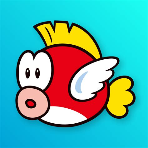 Filepn Quick Draw Image Cheep Bwsvg Super Mario Wiki The Mario