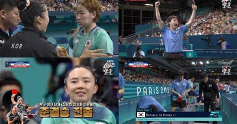탁구 삐약이 신유빈 경기 중 언니 간식도 챙겨주는 먹방 요정탄탄 팀워크 조선비즈