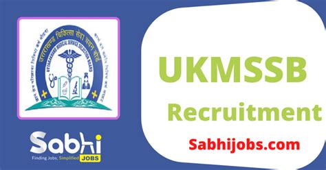 Ukmssb Jobs Notification 2025 Apply Online For 79 Cssd Technician Exam