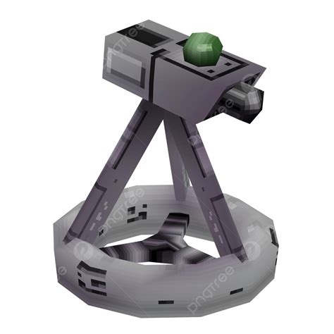 Scifi Game Ready Surveillance Camera Perspective View Scifi Game Surveillance Camera