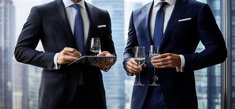 A Businessman Interacts With An Ai Powered Stock Trading System In A