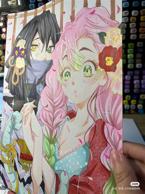 Duanlang S Demon Slayer Kanroji Mitsuri Hot Sexy Hand Drawing With Marker