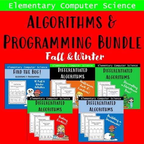 K 2 Computer Science Pack Fallwinter Algorithms And Programming