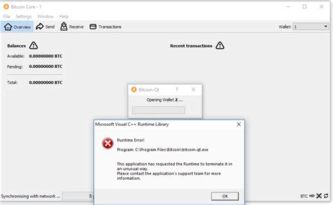 Wallet Duplicate Wallets Crash Bitcoin Core Issue 16776 Bitcoin Bitcoin GitHub