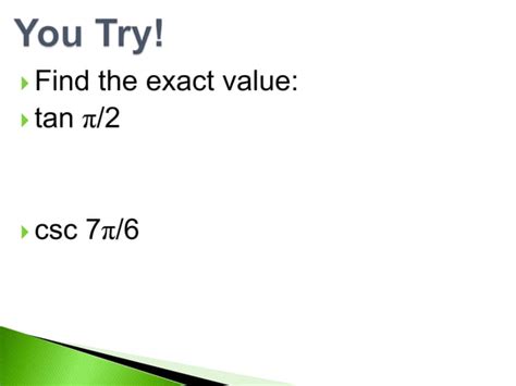 7 5 The Other Trig Functions Ppt