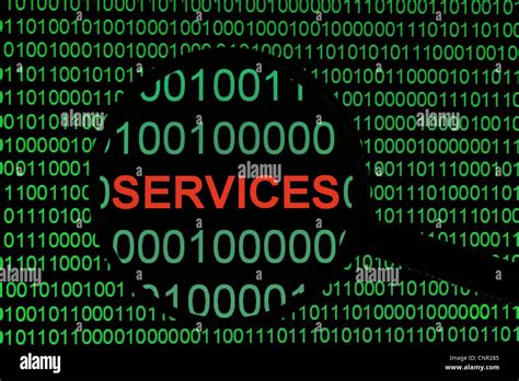 Binary Data Concept Stock Photo Alamy