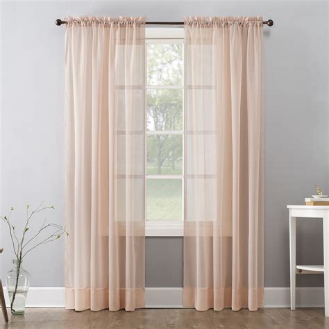 Brilliant Mainstays Marjorie Sheer Voile Panels 80 Inch Curtains