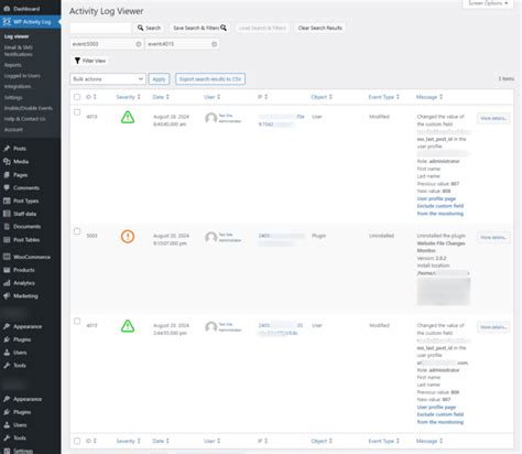 wp activity log review features pricing pros and cons etc barn2