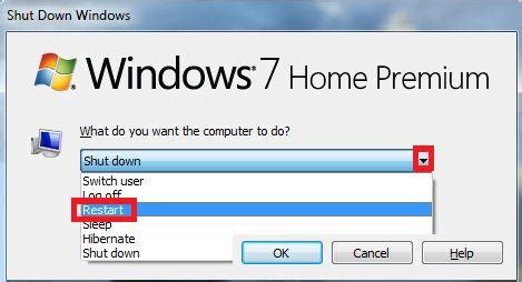 Shutdown Button Windows