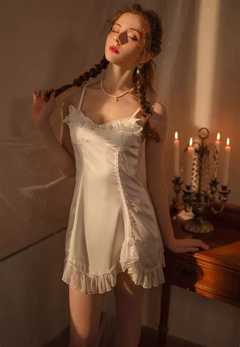 Lycka Ldd1017 Lady Sexy Nightwear White 2025 Buy Lycka Online